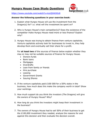 GCSE Business Studies Finance Resources | Teaching Resources