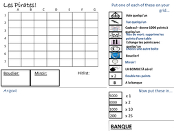 The Pirate Game in French | Teaching Resources