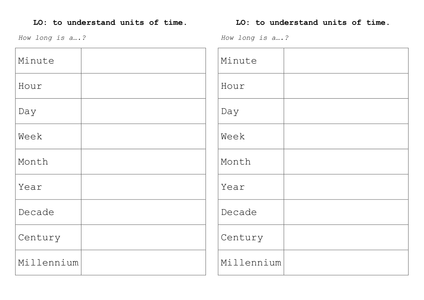 Introducing Time KS2 by jenniwren1234 - UK Teaching Resources - TES