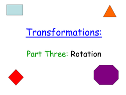 Rotation | Teaching Resources