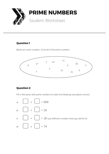 Factors, Multiples & Primes - Complete Unit of Work (Foundation Tier ...