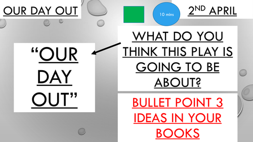 Our Day Out SOW | Teaching Resources