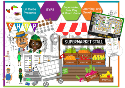 MEGA PACK display and role play (shopping) by Barb78 - UK Teaching ...