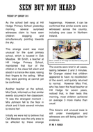 Newspaper Report Example | Teaching Resources