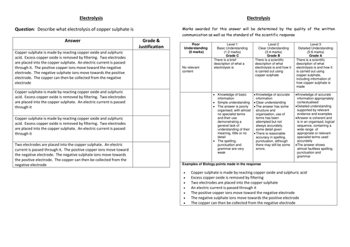 56 AQA Chemistry 6 Mark Questions With Mark Schemes | Teaching Resources 56 AQA Chemistry 6 Mark Questions With Mark Schemes | Teaching Resources
