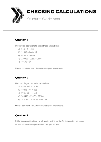 Calculations, Checking & Rounding - Complete Unit of Work | Teaching ... Calculations, Checking & Rounding - Complete Unit of Work | Teaching ...