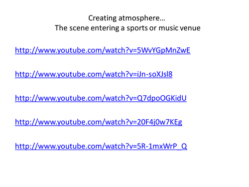 Descriptive and creative writing | Teaching Resources