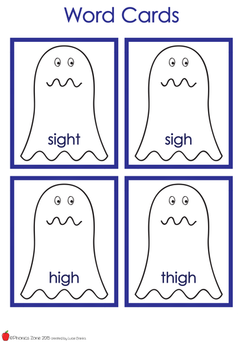 igh Phonics Game 'A Fright in the Night' | Teaching Resources
