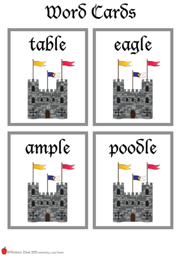 le Phonics Game 'At the Castle' | Teaching Resources