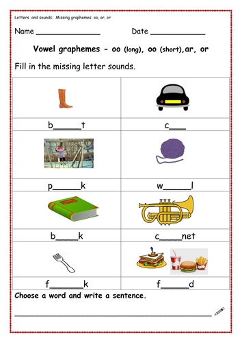 Phase 3: Phonics, Consonant Digraphs/Vowel digraphs/trigraphs ...