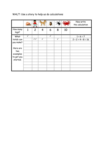 One is a snail, Ten is a crab | Teaching Resources