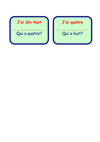 French Resource Pack | Teaching Resources