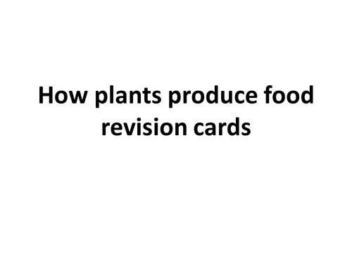 AQA Science Key Word Revision Cards | Teaching Resources
