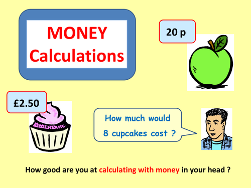 Money Calculations by Skillsheets - Teaching Resources - TES