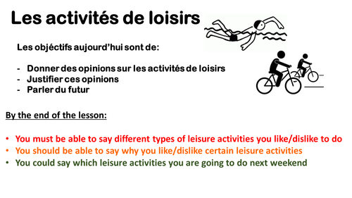 Sport et loisirs Year 7 French | Teaching Resources