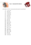 Maths Murder Mystery 2 | Teaching Resources