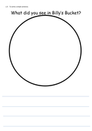 Billy's Bucket Literacy resource EYFS | Teaching Resources