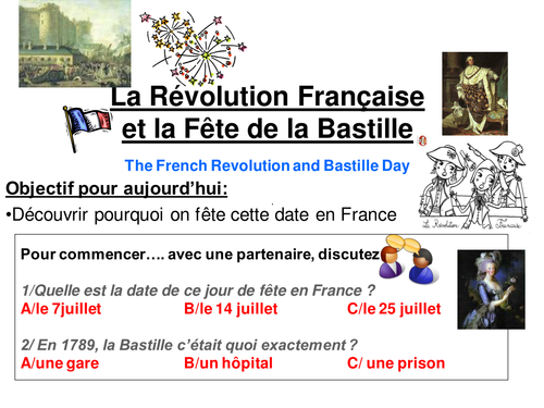 BASTILLE DAY AND THE FRENCH REVOLUTION | Teaching Resources