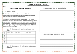 Island Survival by edwards.el - Teaching Resources - Tes