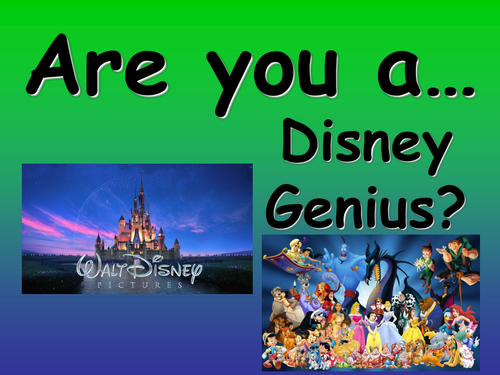 Disney Cryptic Quiz | Teaching Resources