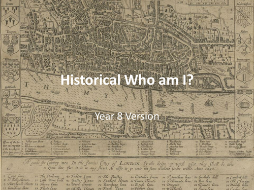End of year revision game- who am I? | Teaching Resources