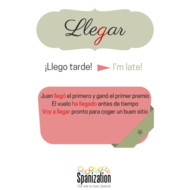 Spanish verb "llegar" | Teaching Resources