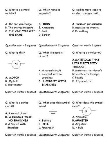 Year 7 Electricity & Magnetism UNIT Resources | Teaching Resources Year 7 Electricity & Magnetism UNIT Resources | Teaching Resources