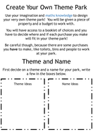 Theme Park, Maths Enterprise | Teaching Resources