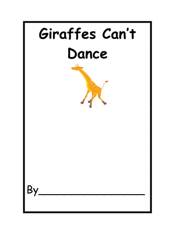Giraffes Can't Dance Resource Pack | Teaching Resources