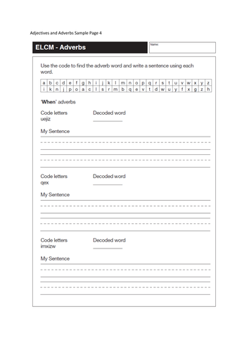 Adjectives and Adverbs (23 pages) | Teaching Resources