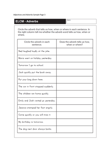 Adjectives and Adverbs (23 pages) | Teaching Resources