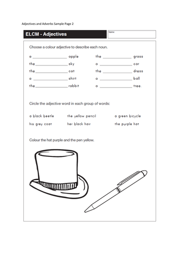 Adjectives and Adverbs (23 pages) | Teaching Resources