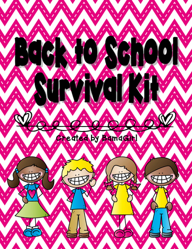 Back to School Survival Kit | Teaching Resources