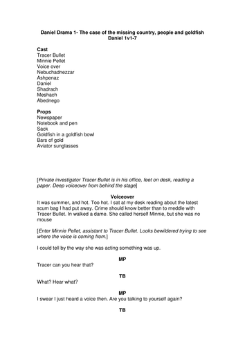 Series of 8 scripts for funny dramas about Daniel - Christian plays ...