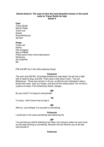 Series of 8 scripts for funny dramas about Daniel - Christian plays ...