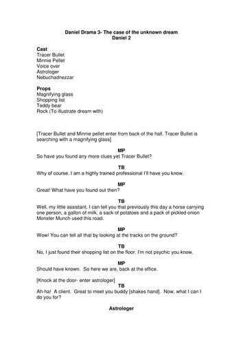 Series of 8 scripts for funny dramas about Daniel - Christian plays ...