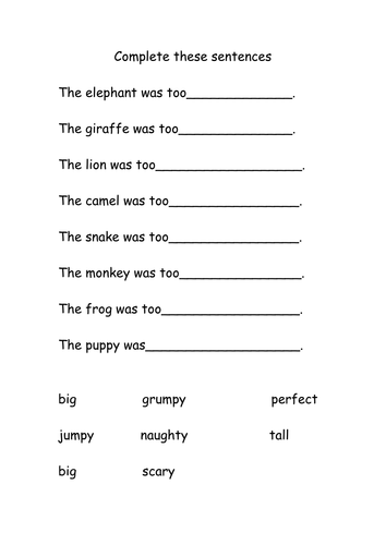 Dear Zoo Resource Pack | Teaching Resources