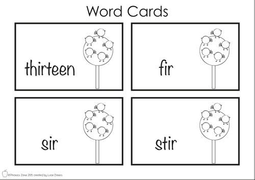 ir Phonics Game 'Chirping Birds' | Teaching Resources