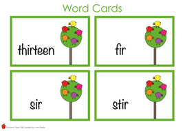 ir Phonics Game 'Chirping Birds' | Teaching Resources