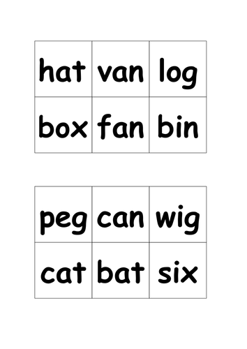 CVC Reading and Spelling Resources | Teaching Resources