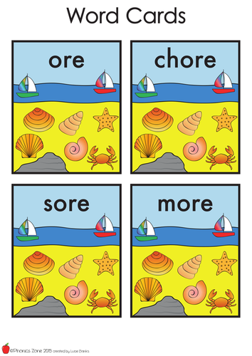 ore Phonics Game 'On the Shore' | Teaching Resources