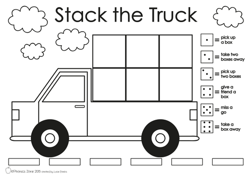 ck Phonics Game 'Stack the Truck' | Teaching Resources