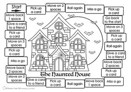 au (or) Phonics Game 'The Haunted House' | Teaching Resources
