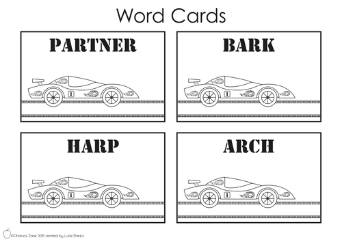 ar Phonics Game 'Start your Cars!' | Teaching Resources