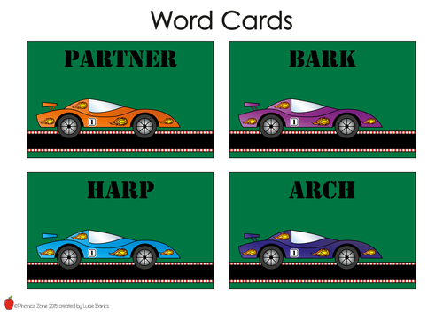 ar Phonics Game 'Start your Cars!' | Teaching Resources