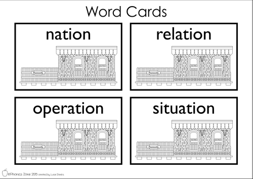 tion Phonics Game 'At the Station' | Teaching Resources