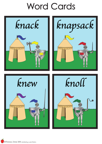 kn Phonics Game 'Knight Knockout' | Teaching Resources