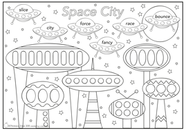 c (s) Phonics Game 'Space City' | Teaching Resources