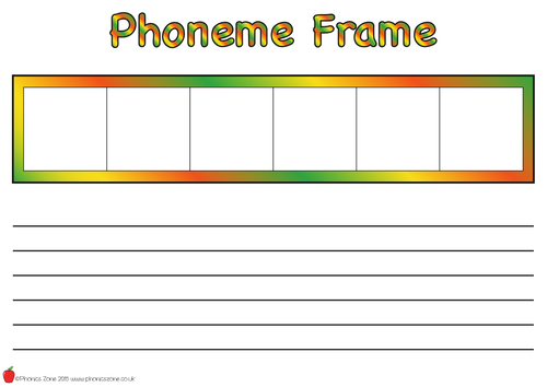 Simple Phoneme Frame | Teaching Resources