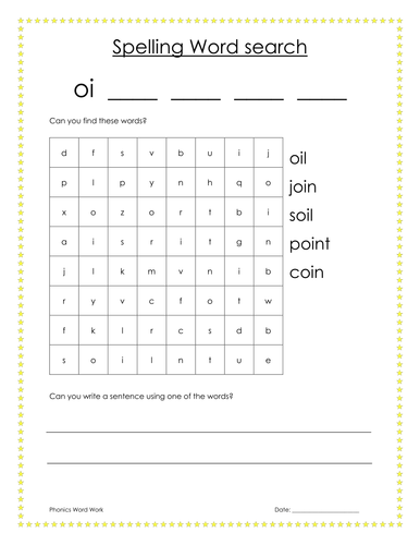 Phonic sound word searches | Teaching Resources